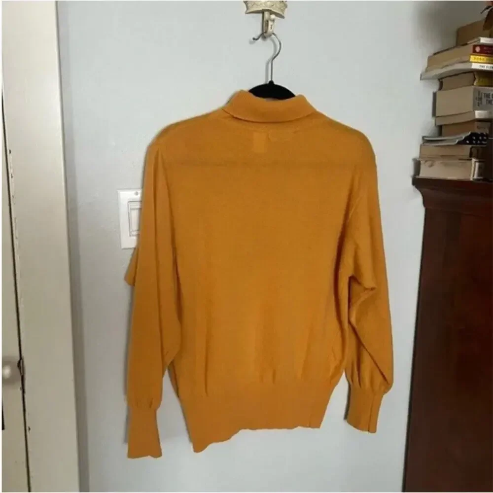 Vintage | Sweaters | Vintage Goldenrod Yellow Wool Embroidered ...
